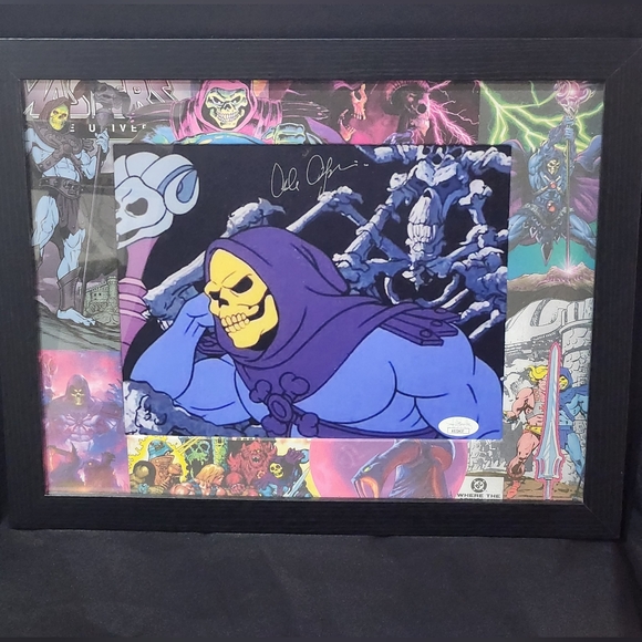 Art | Alan Oppenheimer Skeletor Custom Matted Framed Signedautographed ...